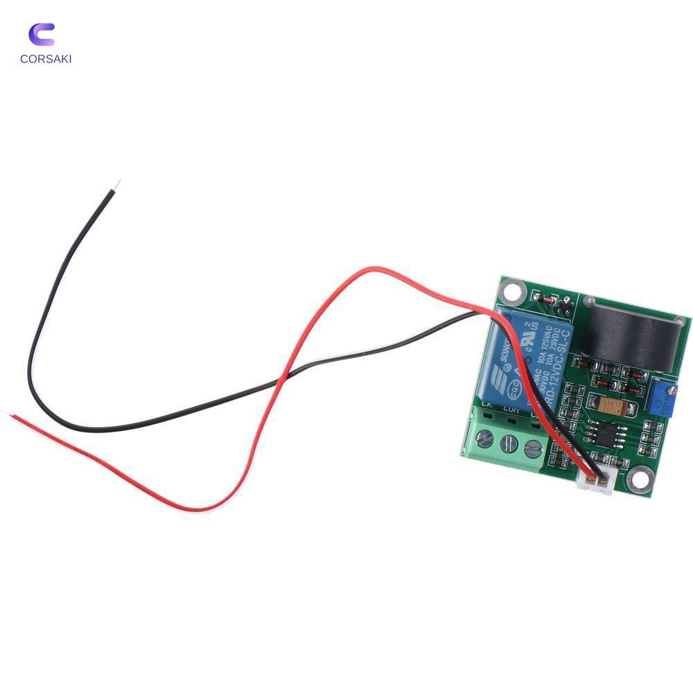 CORSAKI Hall Current Sensor, AC Green Current Detection Sensor Module, Measurement Module 0-5A ...