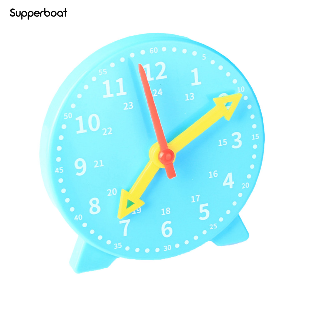 Teaching Aids Student Learning Clock for Homeschool Three-needle Early ...