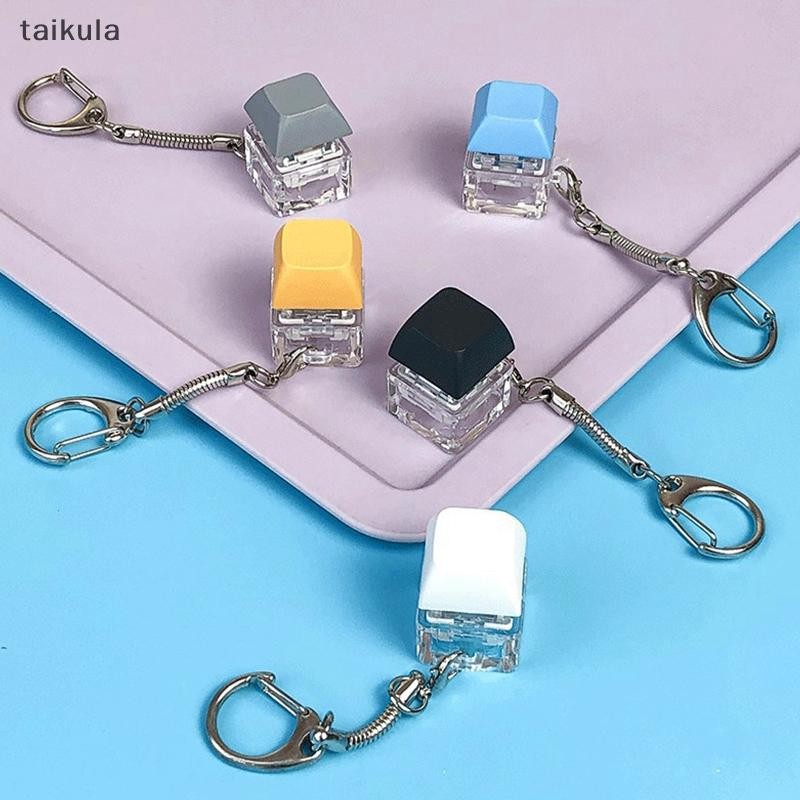 QwQ Merit +1 Muyu Deion Keychain Mechanical Keyboard Button Keyring ...