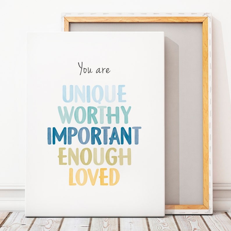 Affirmation Poster Positive Affirmation Growth Mindset Classroom Decor ...