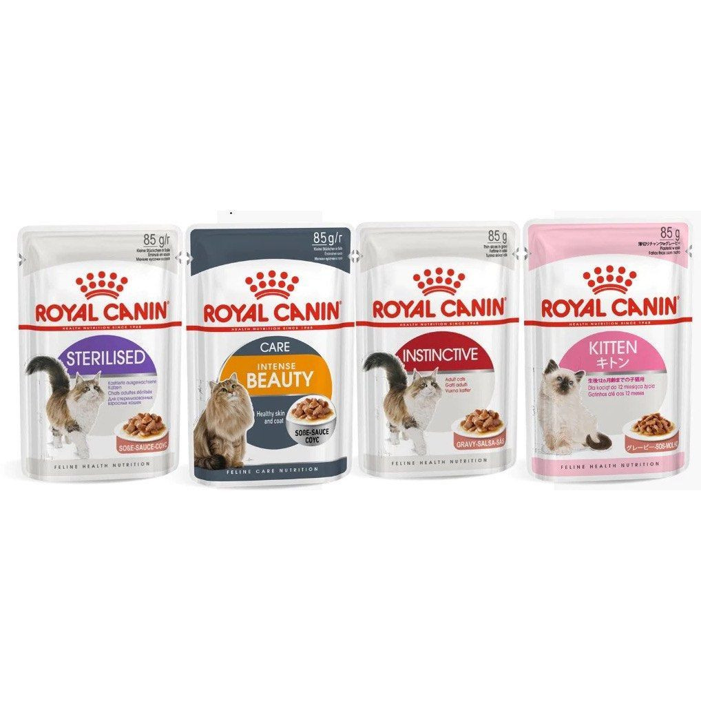 Royal Canin Pouch Wet Food Pouch Instinctive Intense Beauty Kitten RC ...