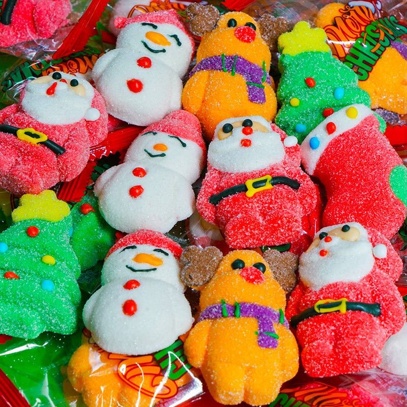 【#圣诞节糖果] Christmas Candy Bag Creative Santa Marshmallow Bulk Christmas ...