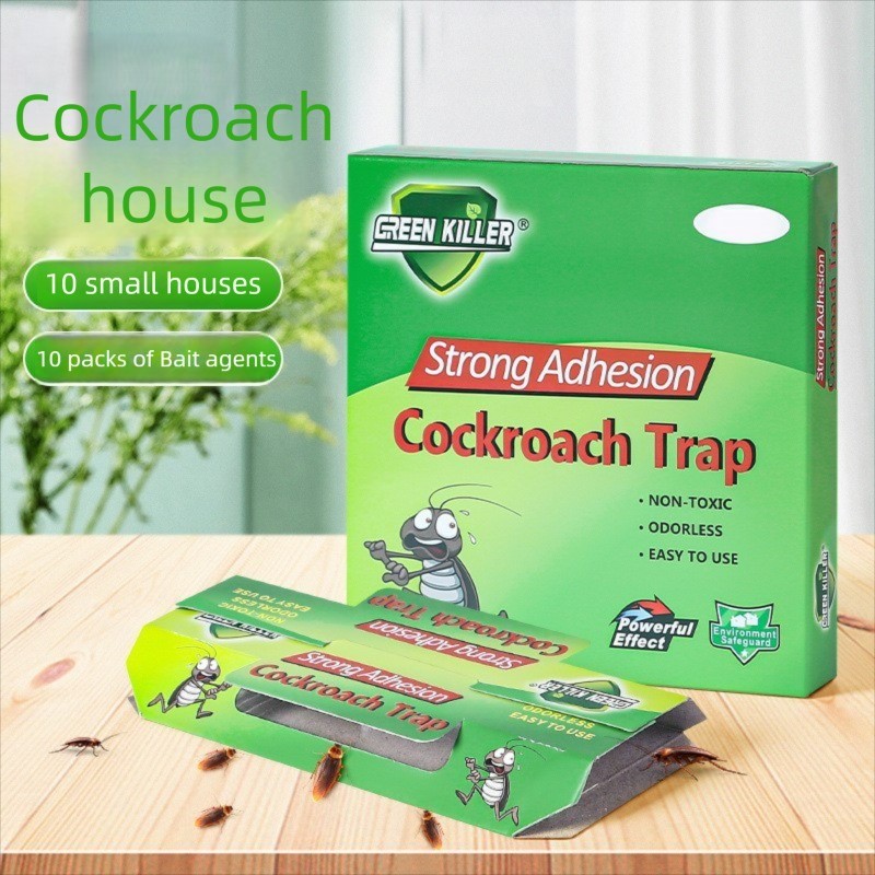 Non Toxic Cockroach Killer Trap Sticky Glue Bait for Roach Ants Home ...