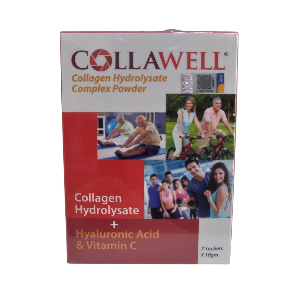 COLLAWELL COLLAGEN HYDROLYSATE COMPLEX POWDER 7 SACHET X 10GM (EXP:01/ ...