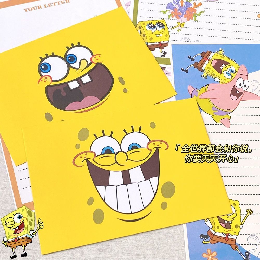 SpongeBob SquarePants Pie Big Star Envelope High-value Kraft Paper ...