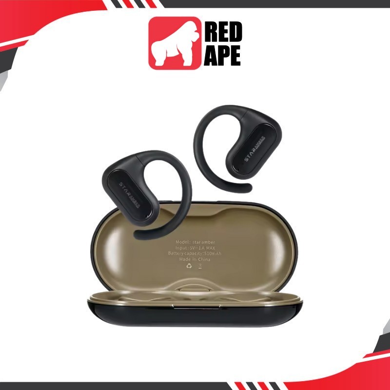 Roseselsa Star Amber, Open-Ear Headphones: LDAC Hi-Res, 9H Playtime ...
