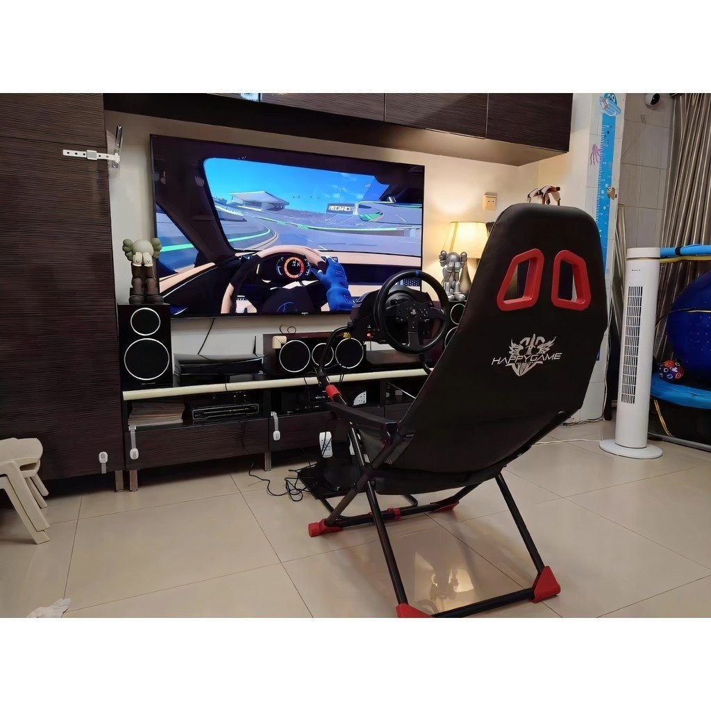 Racing Simulator Stand Seat Home Folding Steering Wheel Stand Gaming ...