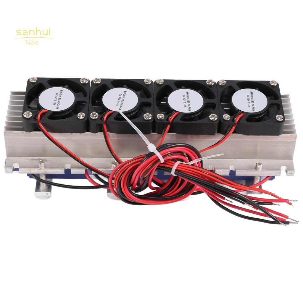 288W Thermoelectric Peltier Refrigeration Cooler DC12V Semiconductor Air Conditioner Cooling ...