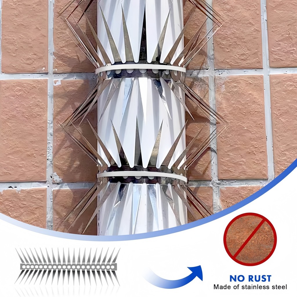 Rat Repellent / Cat Repellent (Stainless Steel) Anti Rat Spike ...