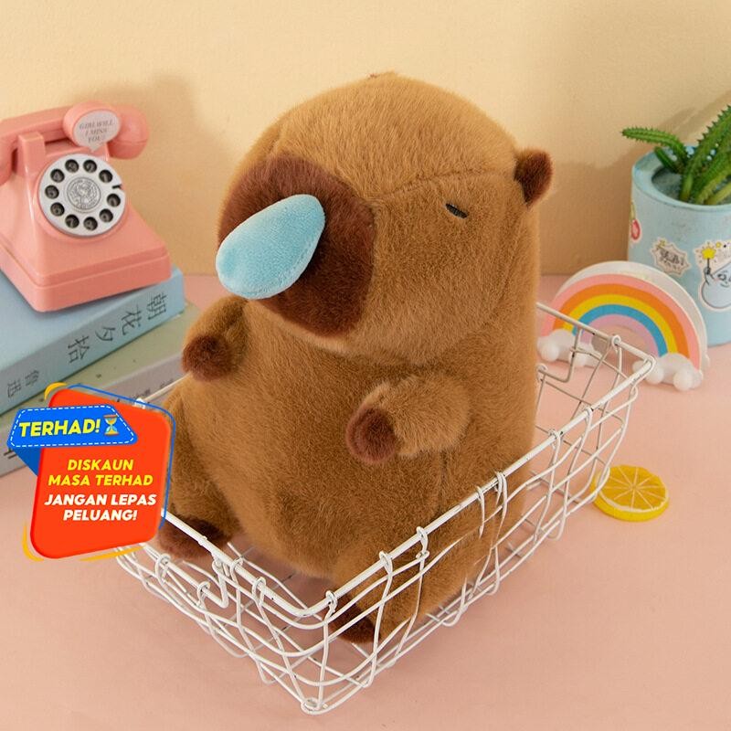 New Fluffy Snotty Capybara Plush - A Cute, Stretchy Stuffed Animal for ...