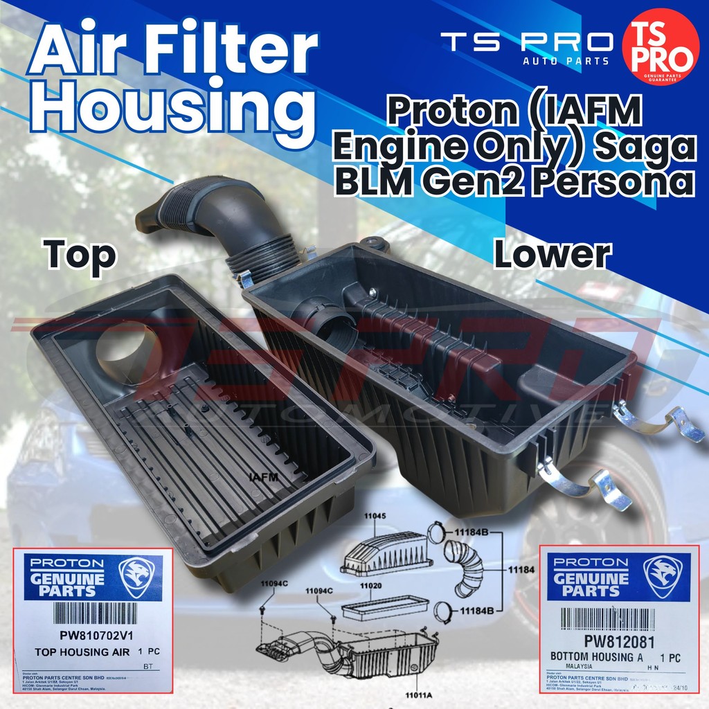 Proton (IAFM Engine Only) Saga BLM Gen2 Persona Genuine Air Filter ...
