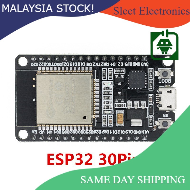 ESP32 Development Board ESP32 TYPE-C CH340C for IoT | Shopee Malaysia