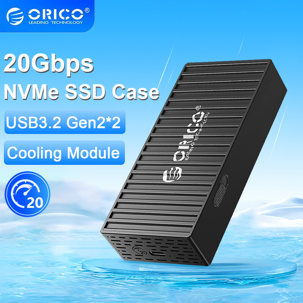 ORICO M.2 NVMe SSD Enclosure 20Gbps Type-C to PCIe NVMe M2 SSD Adapter ...