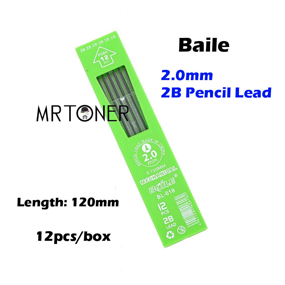 Baile BL-618 Mechanical 2B Pencil Lead 2.0mm | Shopee Malaysia