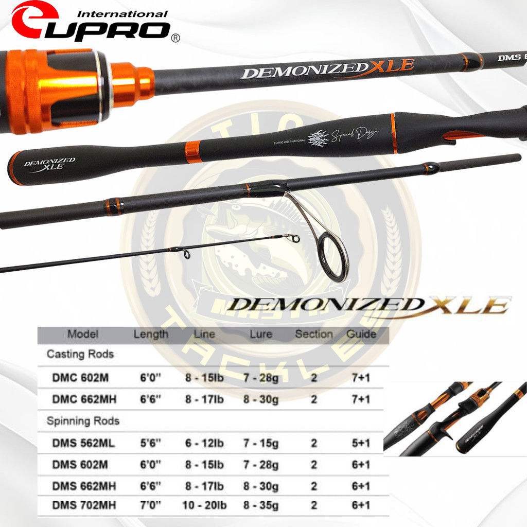 EUPRO DEMONIZED XLE ROD KOLAM BOTTOM CASTING | Shopee Malaysia