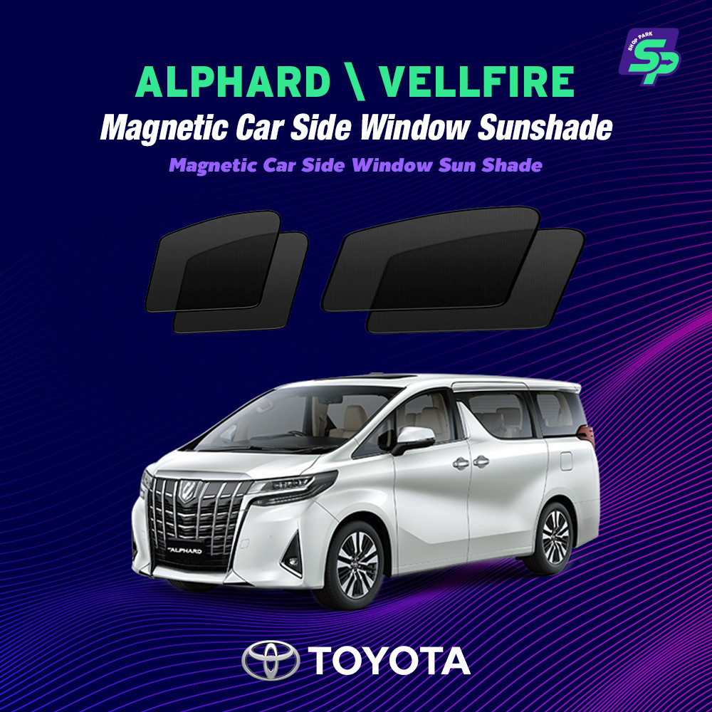 Toyota Alphard / Vellfire – ShopPark Magnetic Custom Fit Car Window ...