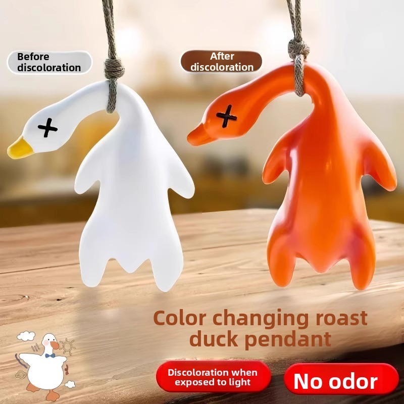 🔥SPECIAL OFFER🔥Color Changing Roast Duck Keychain | UV Reactive Funny ...