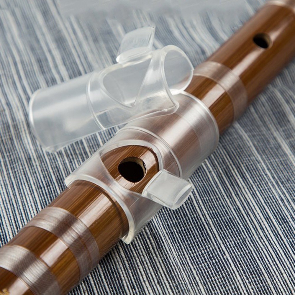 Durable Plastic Bamboo Flute Mouthpiece for Beginner Players White ...