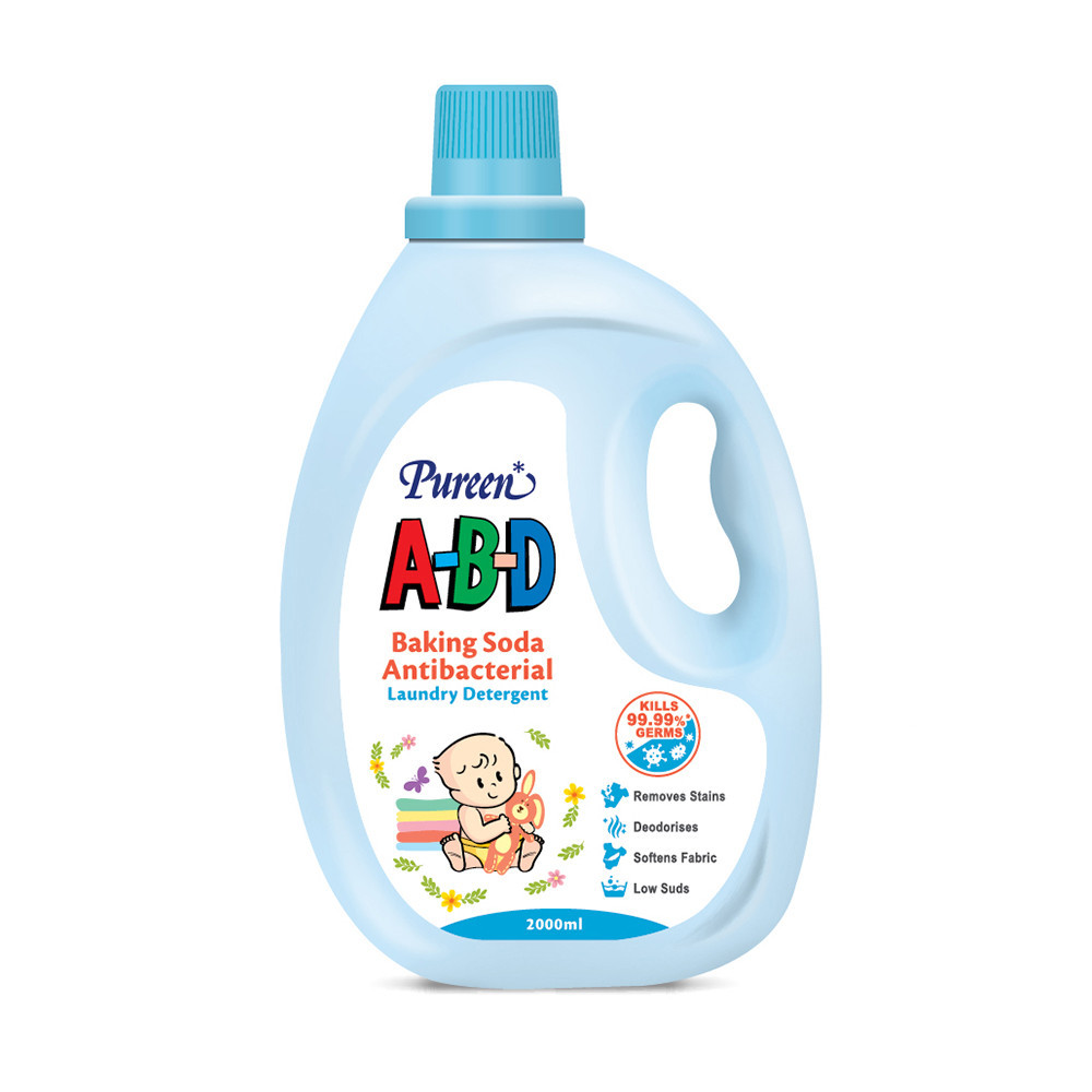 Pureen ABD Baking Soda Antibacterial Liquid Detergent 2000ml | Shopee ...