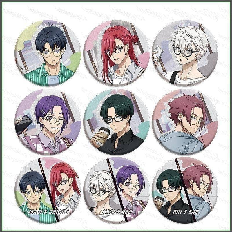 BLUE LOCK Isagi Yoichi Chigiri Hyoma Nagi Seishiro Mikage Reo Rin ...