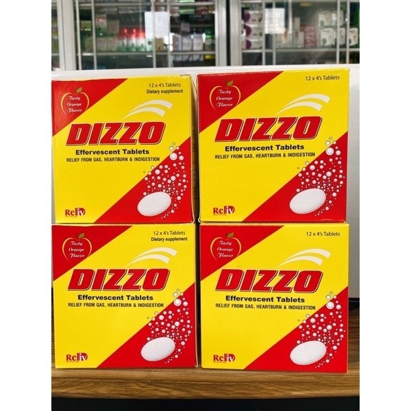 Effervescent Tablets Support Digestion Reduce Bloating, Indigestion, Heartburn DIZZO ...
