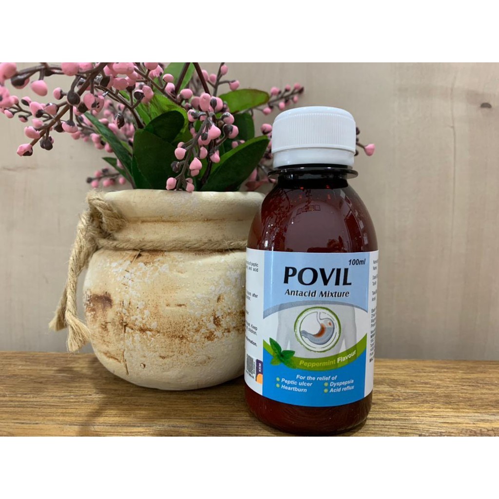 POVIL Antacid Mixture 100ML | Shopee Malaysia
