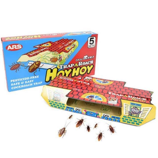 Hoy Hoy Japanese Lizard Cockroach Trap 5pcs (Trap-a-Roach) | Shopee ...
