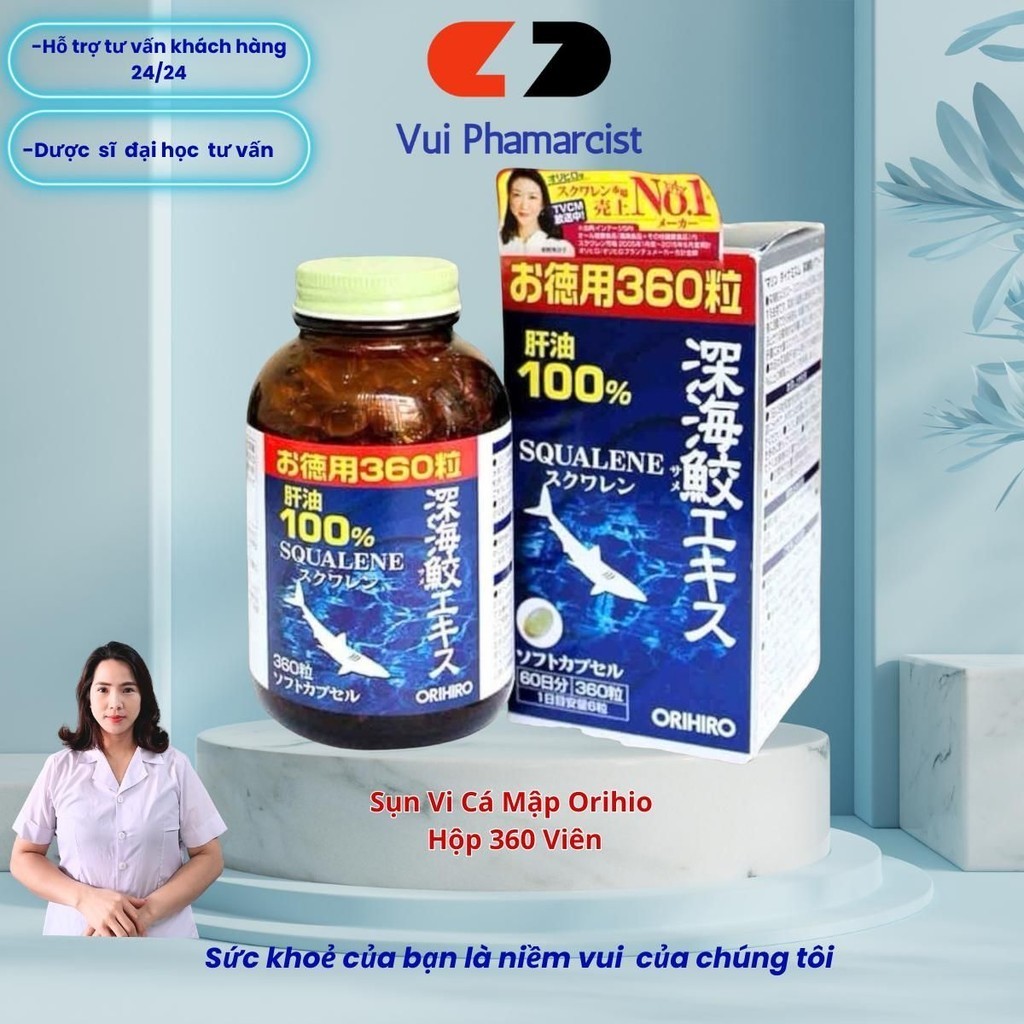 Orihiro Shark Cartilage Tablets Support Bones And Joints, Heart Box of ...