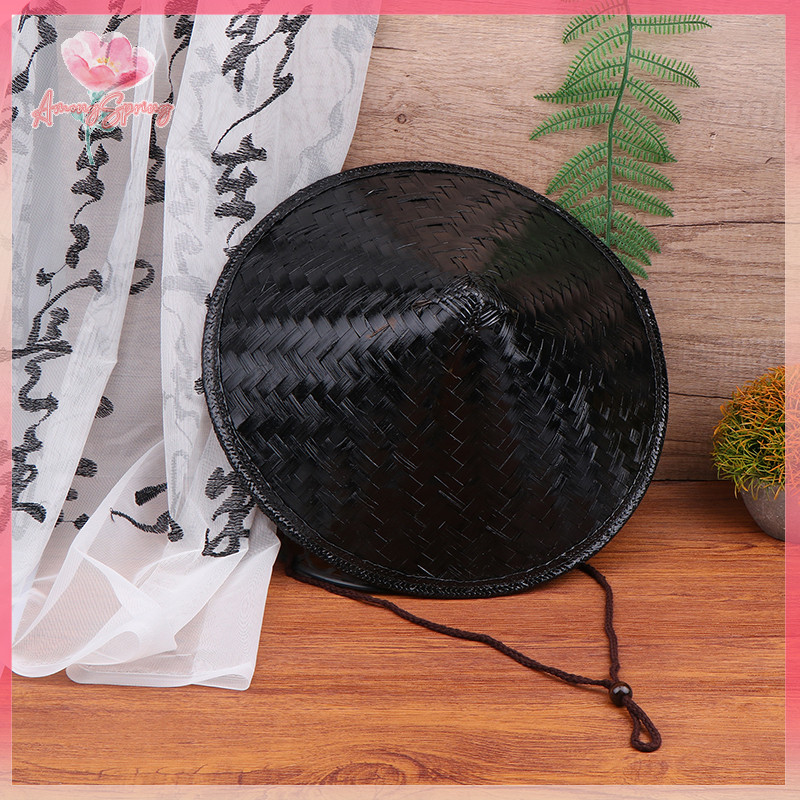 AmongSpring> Hat Samurai Straw Ninja Chinese Cosplay Japanese Rice ...