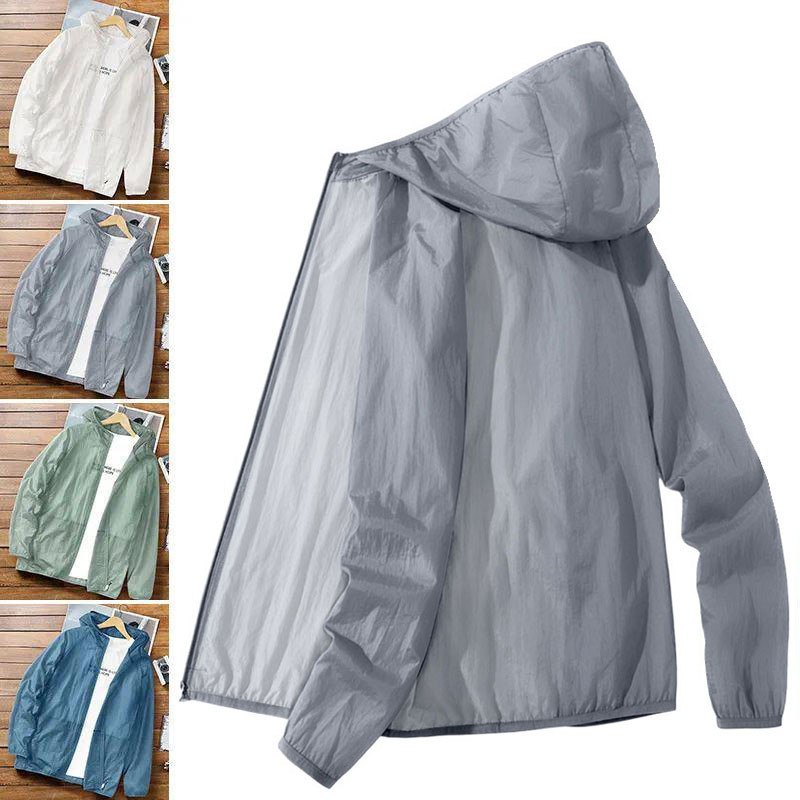 Quick-drying UV Jacket Breathable Men Lightweight Summer Sun Protection ...
