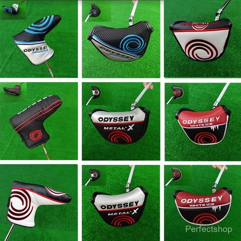 Odyssey Golf Putter Cover Classic Soft PU Leather Velcro Closure Normal ...