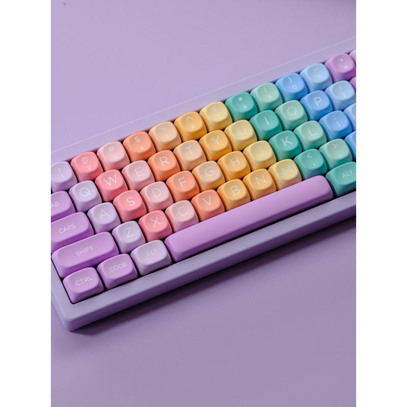 Gummies PBT Dye-Sub MOA Custom Keycap Set for Mechanical Keyboard ...
