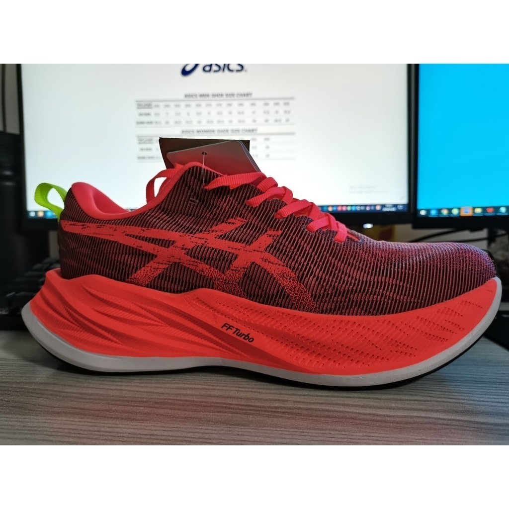 Asics jogging shoes superblast lelaki jenis elastik jenis api merah ...