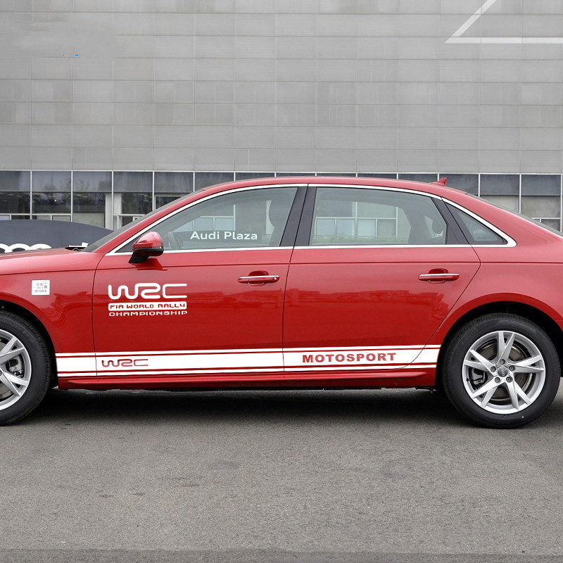 Car Sticker Side Skirt Cover Scratch Car Sticker Personalized Modified ...