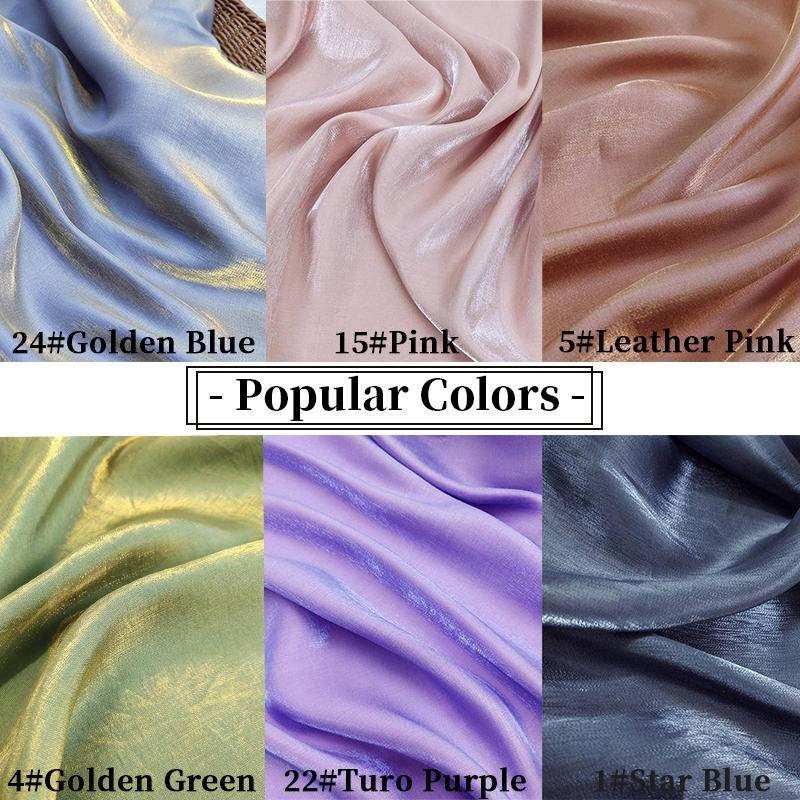 (JJ)Silk Fabric Designer Shiny Liquid Satin Soft Dress Wedding Dress ...