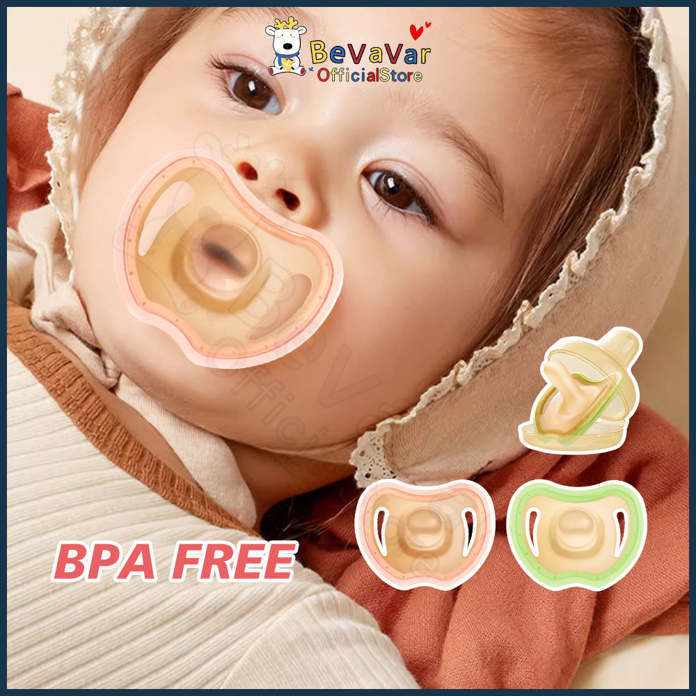 BEVAVAR Baby Soother Pacifier Puting Baby Anti Jongang Newborn ...