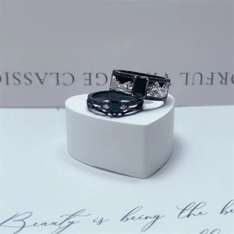 Sylus Level 100 Intimate Ring Woman Black Zircon Ring Man Love and ...