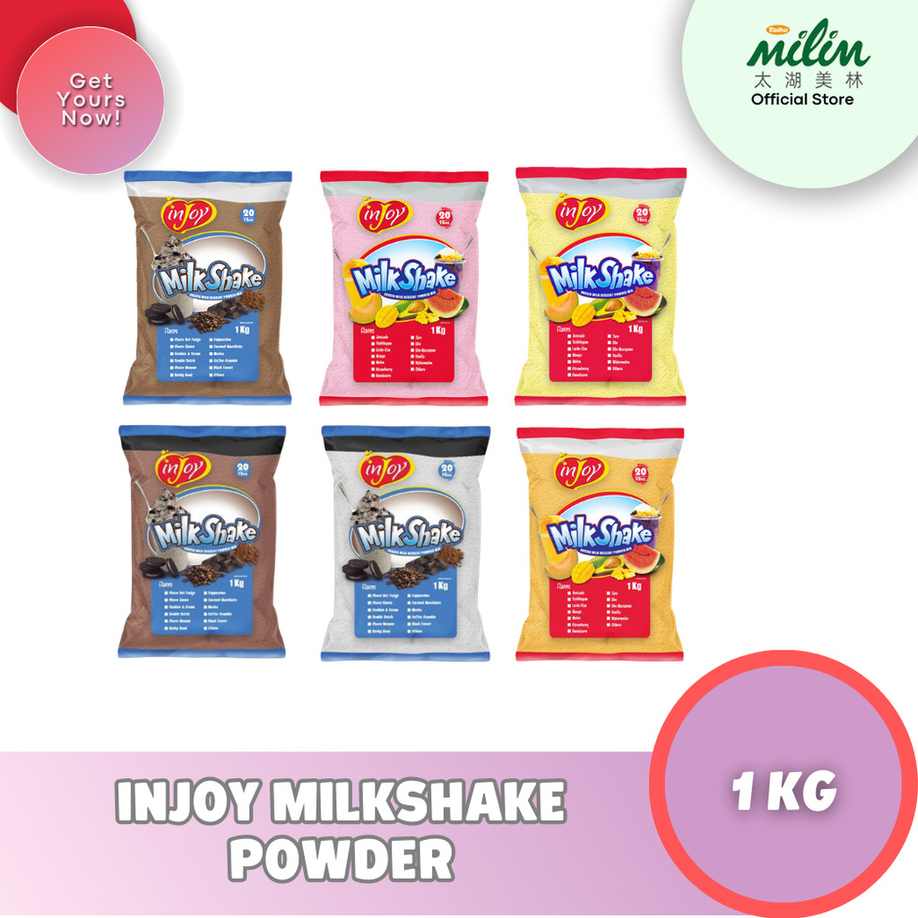 inJoy Milk Shake Powder 1kg / Milkshake Frappe / Injoy / Ice Candy ...