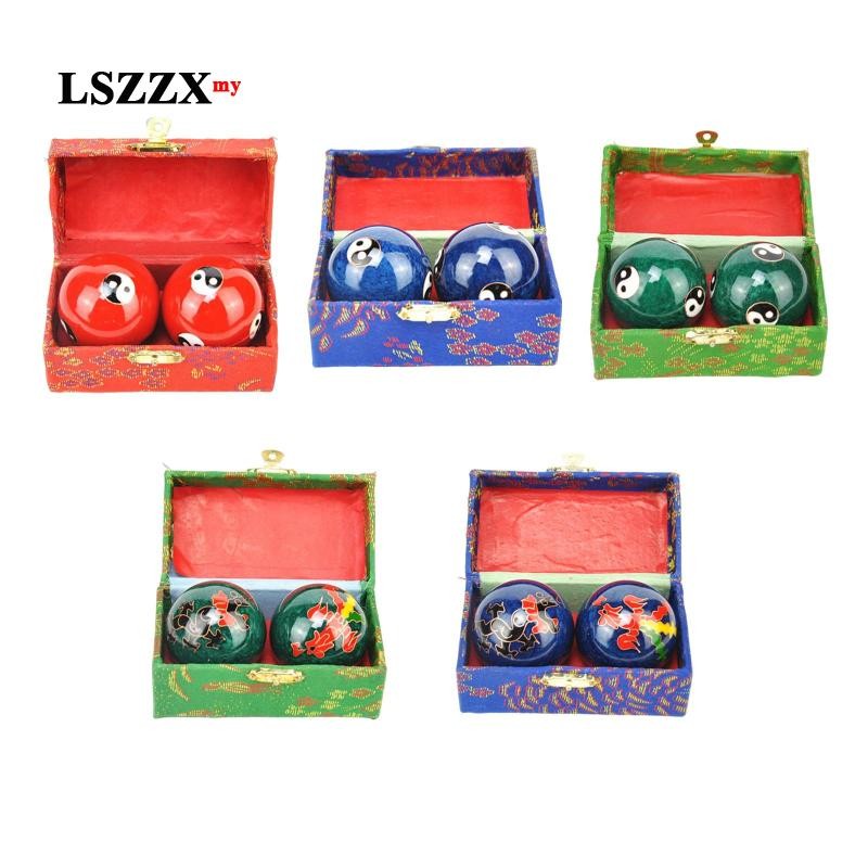 [LszzxMY] Portable Chinese Health Balls with Storage Box Chinese ...