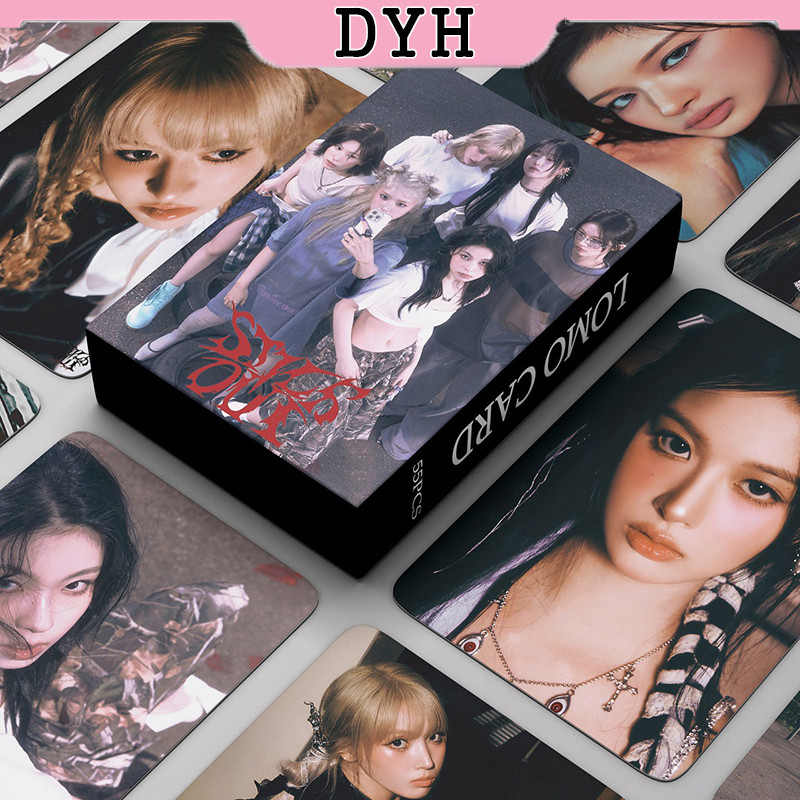 DYH 55pcs/box NMIXX Photocards Fe3O4: STICK OUT Album KPOP LOMO Card ...