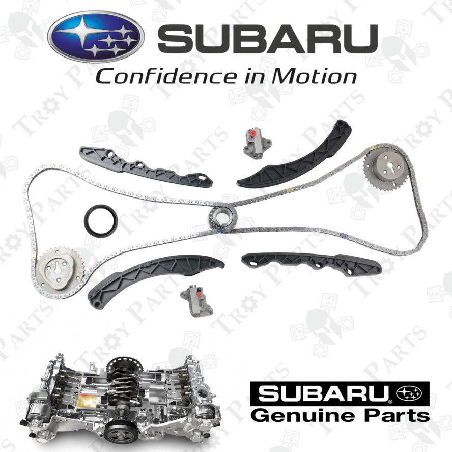 (12pc) Original Subaru Timing Chain Kit Set 13143-AA110 XV Crosstrek WRX BRZ Forester Legacy V ...