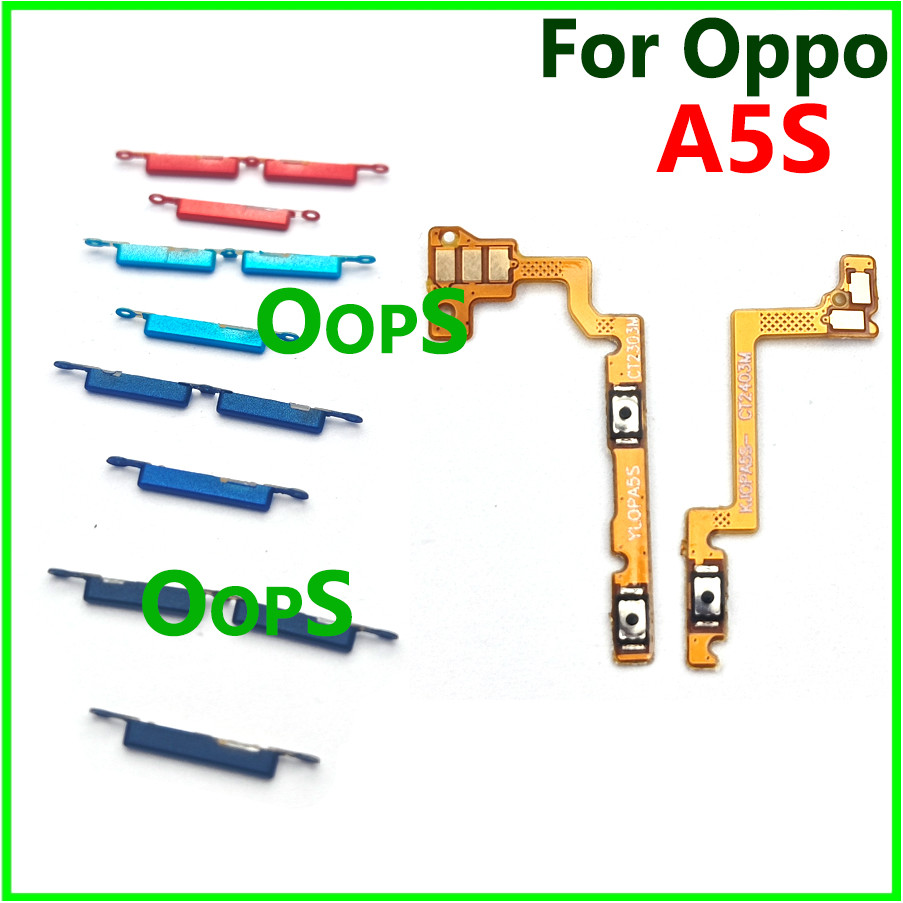 Power Volume On Off button flex for oppo A5S Switch Out Side Ribbon ...