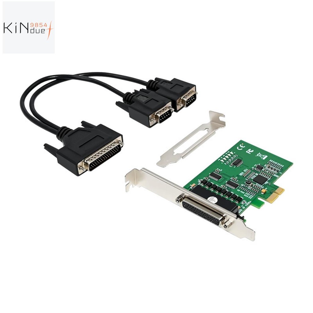 PCIE Serial RS232 Ports Adapter Card Pcie X1 I/O Controller Card PCIe 2 ...