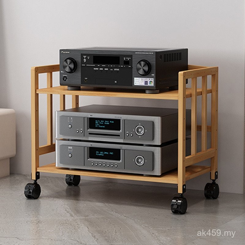 Amplifier rak kamera banyak lapisan kayu solid rak meletak penguat ...