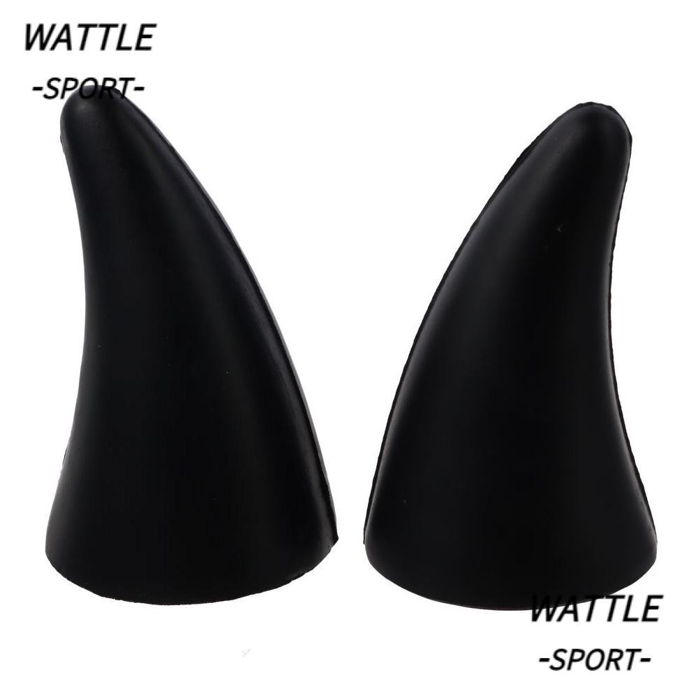 WA-SPORT 2pcs Devil Horns Sticker, PU Foam Material 11*7cm Car Roof ...