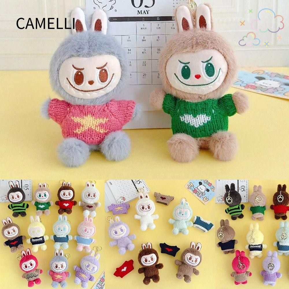 CAMELLI Labubu Keychain, Labubu Cartoon Funny Toy, Cute Funny Small ...