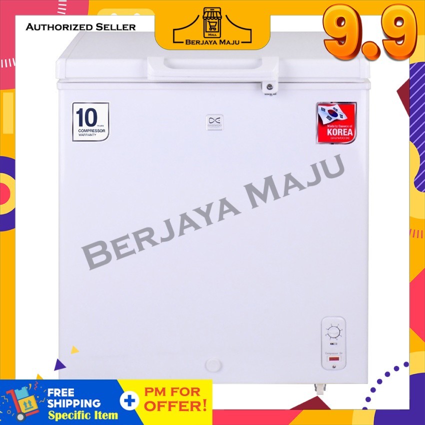Daewoo Winia 200L 1 Door 2 In 1 Chest Freezer DCF-250DFL | Shopee Malaysia