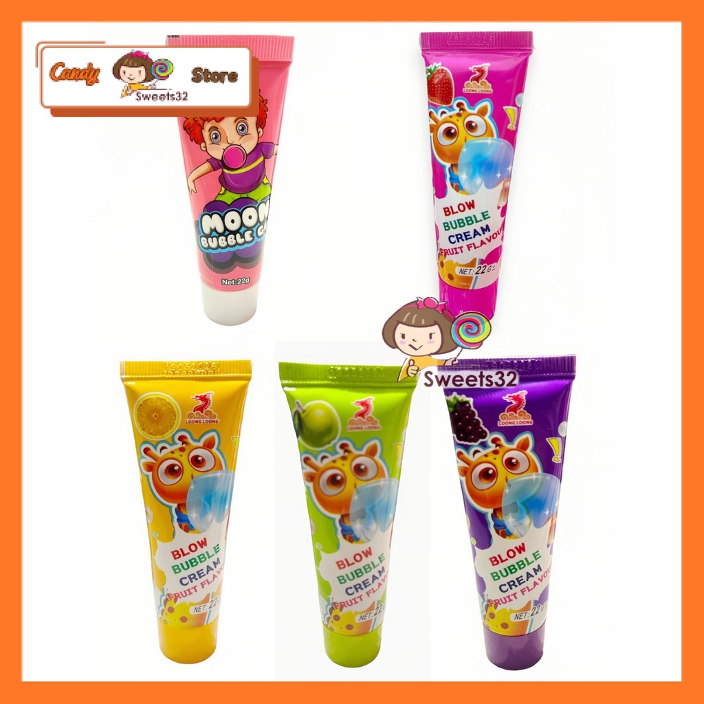 1pcs *** Blow Bubble Cream Gum with Popping Candy (Bubble Gum) | Shopee ...