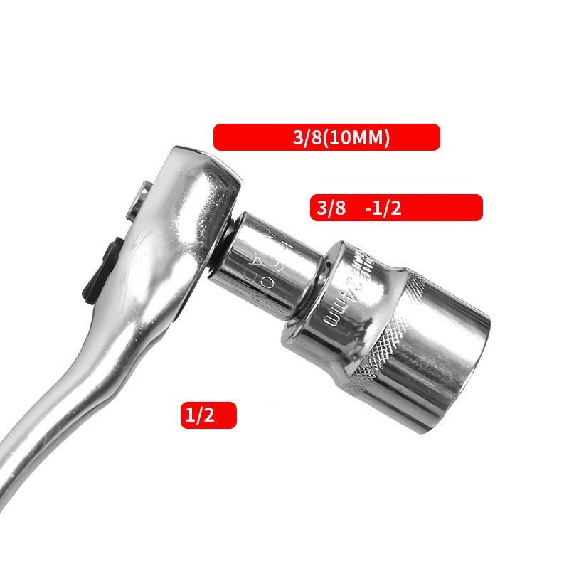 Female To Male Socket Adapter 1/4 3/8 1/2 Reducer Impact Ratchet ...