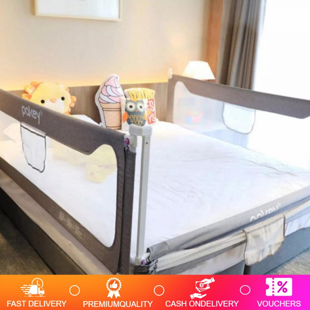 2024 PH play pen for baby Latest Generation Bed Rail Guards, Slide Down ...